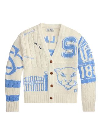 Polo Ralph Lauren cardigan en maille torsadée - Tons neutres