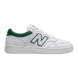 New Balance Femme, Chaussures, Blanc, Taille: 42 1/2 EU Chaussures en Cuir &agrave; Semelle en Caoutchouc