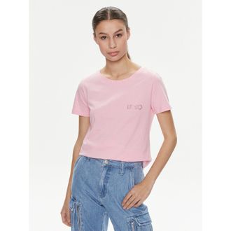 Liu Jo T-Shirt Moda M/C MA4395 J6308 Rosa Regular Fit