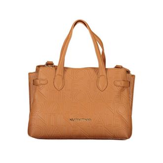 Mario Valentino Mario Valentino Braune Polyurethan Damenhandtasche mit verstellbarem Schultergurt