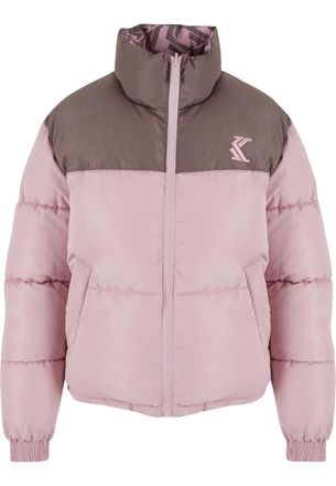 Karl Kani OG Reversible Puffer Jacket Rose/Taupe, XS