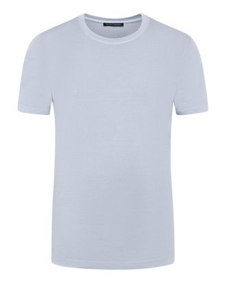 Trusted Handwork O-Neck T-Shirt aus Pima Baumwolle in Jersey-Qualit&auml;t in