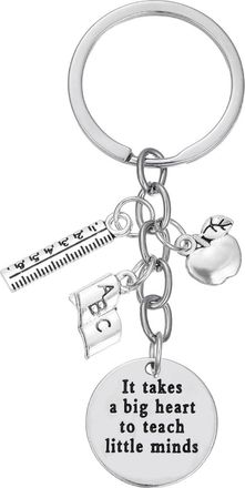 Amosfun Wertsch&auml;tzung f&uuml;r Frauen M&auml;nner gro&szlig;es Herz zu nehmen um kleine K&ouml;pfe Schl&uuml;sselbund Schmuck f&uuml;r Lehrer Erntedankfest Schl&uuml;sselanh&auml;nger f&uuml;r Mentoren