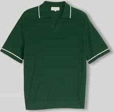 Tom Tailor Regular Fit Poloshirt aus reiner Baumwolle in Strickoptik