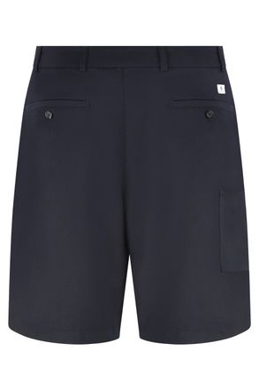 Department Five Mens Techno Fabric Bermuda Shorts Blue Wool