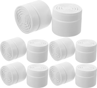 PartyKindom iplusmile 10 St&uuml;ck Leere Wiederbef&uuml;llbare Aromatherapie Deodorant Boxen aus Robustem Kunststoff 150 ml Wei&szlig; Geruchsentferner f&uuml;r Schlafzimmer Auto Bad