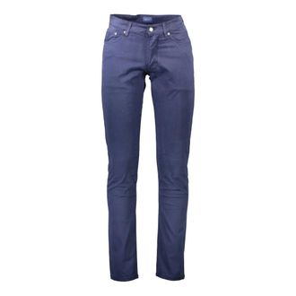 GANT Homme, Pantalons, Bleu, Taille: W30 L34 Pantalon Homme Bleu 5 Poche Fermeture &Eacute;clair Bouton