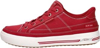 Skechers Femme, Sport, Rouge, Taille: 38 EU Slip-Ins Arch Fit Arcade Baskets