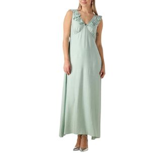 Moves Gr&uuml;nes Midi-Kleid Leanna Stil - - Dresses - Damen - Gr&uuml;n - XS