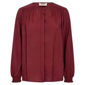 Mos Mosh MOS Mosh - Senti Shirt - Femme - Blouses et Chemises - Rouge - Taille: 36 FR