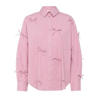 Soaked In Luxury Sljoa Chemise Manches Longues - Femme - Blouses et Chemises - Rose - Taille: 40 FR
