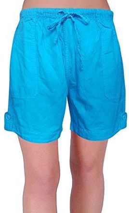 Eye Catch Eden Femmes Tirez sur Shorts Taille élastique réglable en Coton Dames Short