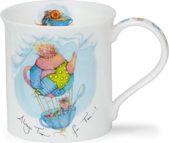 Dunoon Bute Tea Party Teekanne 0,3 l Becher aus feinem Knochenporzellan