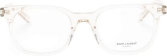 Saint Laurent Eyewear lunettes de vue à monture carrée - Jaune