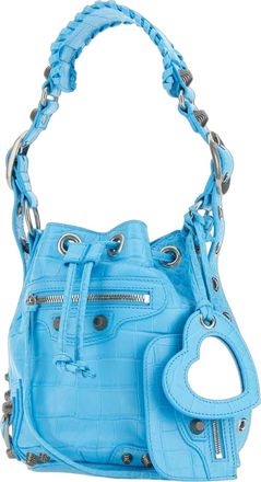 Balenciaga Skyblue Borse A Secchiello Bag