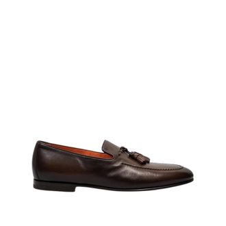 Santoni Herren, Schuhe, Braun, 40 EUGr&ouml;&szlig;e