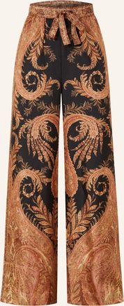 Zimmermann Marlenehose Hypnotic Aus Seide schwarz