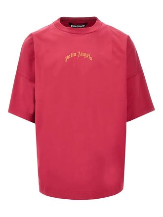 Palm Angels t-shirt à logo imprimé - Rose