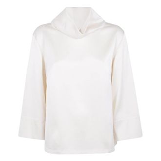 By Malene Birger Long Sleeve Tops - - Tops - Damen - Wei&szlig; - M