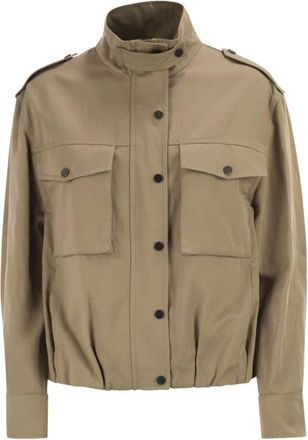 Brunello Cucinelli Femme, Vestes, Beige, Taille: 38 FR Light Vestes