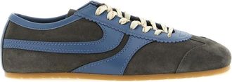 Dries Van Noten Homme, Chaussures, Multicolore, Taille: 40 EU Scalloped Suede Baskets