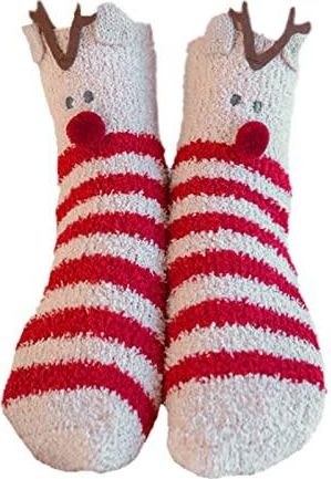 Generic Chaussons Chaussettes Femme Antid&eacute;rapantes Chaussette Paillette Hiver Cocooning Homme Grosses Cadeau Noel Pantoufles Vetement Chausson Grosse De Chaud