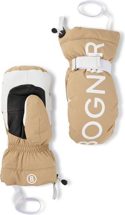 Bogner Ski-Fäustlinge Orella für Damen - Beige/Weiß - 7,5