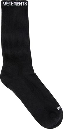 VETEMENTS MAN BLACK SOCKS