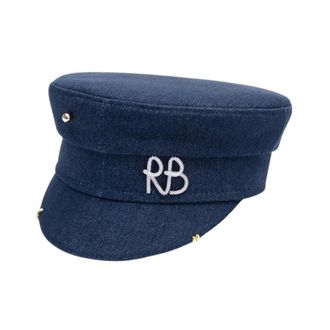 Ruslan Baginskiy Casquette Baker Boy - Femme - Accessoires - Bleu - Taille: XS
