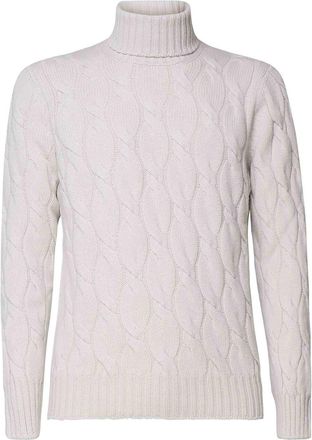 Giuliano Galiano Pull Col Rond - Blanc