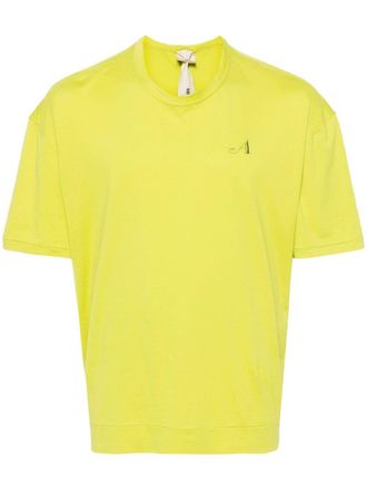 Ten c t-shirt en coton à logo brodé - Vert