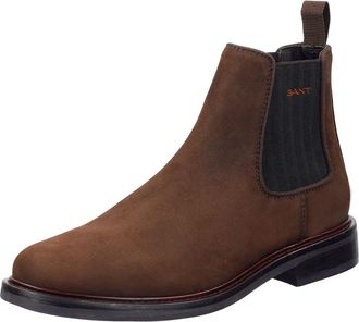 GANT Footwear Herren ST FAIRKON Chelsea-Stiefel, Dark Brown, 44 EU