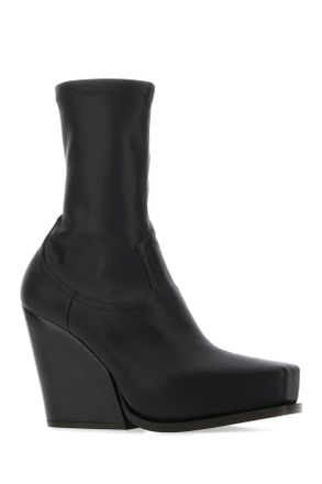 Stella McCartney Womens Black Alter Mat Cowboy Ankle Boots 1000 Stivali