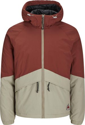 Jack & Jones JACK&JONES Herren JORTIMON Jacket Jacke, Brandy Brown/Detail:Blocking, XL