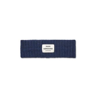 Mads Norgaard Geripptes Stirnband Aschley Tosca Peacoat - - Accessories - Damen - Blau - ONE SIZE