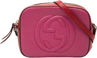 Gucci Sac bandouli&egrave;re Soho Disco Pre-owned - Femme - Pre-owned - Rose - Taille: ONE Size