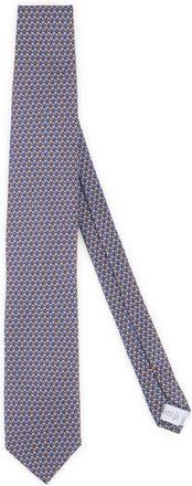 Eton Cravate &agrave; motifs en soie