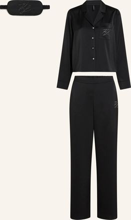 Karl Lagerfeld Nachtw&auml;sche schwarz