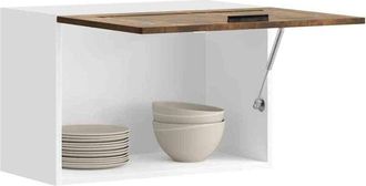 vidaXL K&uuml;chen-H&auml;ngeschrank Porto R&auml;uchereiche Holzwerkstoff vidaXL