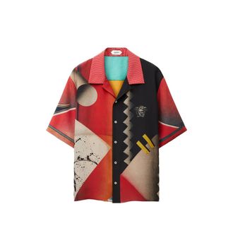 Versace Medusa-head Graphic-print Shirt