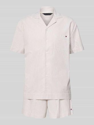 Tommy Hilfiger Regular Fit Pyjama aus reiner Baumwolle