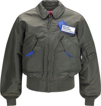 GR10K Bicolor Nylon-Bomberjacke