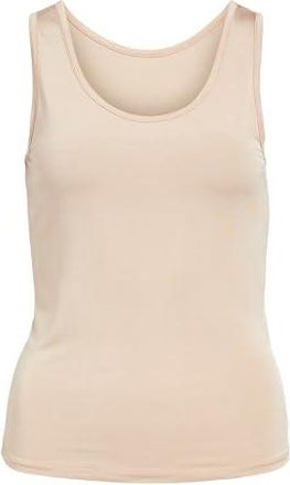 Object Objleena S/L Tank Top Noos débardeur, Taupe, S-M Femmes