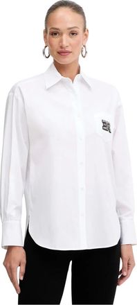 Ermanno Scervino Damen, Blusen & Hemden, Wei&szlig;, LGr&ouml;&szlig;e