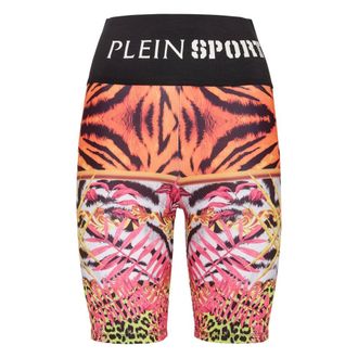 Plein Sport Femme, Shorts, Multicolore, Taille: 38 FR Leggings Cycliste de Jogging