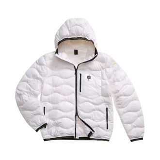 Blauer Wave Daunenjacke - - Jackets - Herren - Wei&szlig; - M