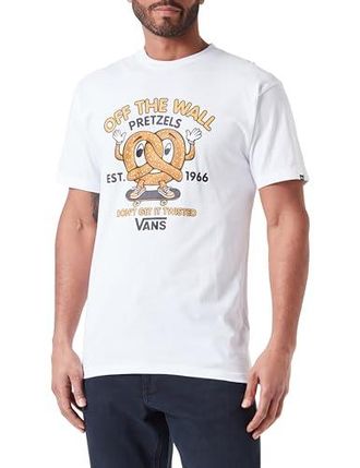 Vans T-Shirt Twister Dough pour Homme, Blanc, S