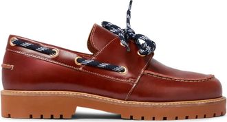 Claudie Pierlot Segelschuhe mit Schn&uuml;rung - Braun