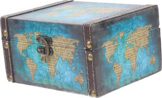 PartyKindom Aufbewahrungsbox Im Retro-stil Für Kleinigkeiten Schmuckkiste Robust Und Langlebig Als Dekoration Oder Schatzkiste Geeignet Für Junge Mädchen Und Zuha