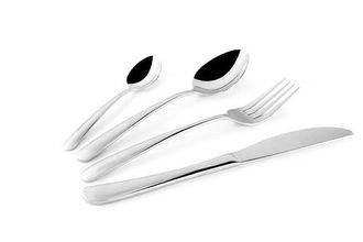 Excelsa Prestige Lot de 24 couverts en acier inoxydable, polissage miroir